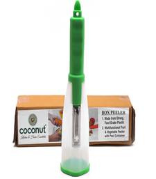 Coconut Stainless Steel Vegetable Peeler with Storage Box - 1 Unit ...