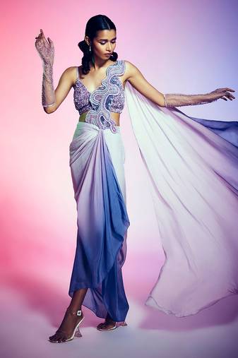 Pre Stitched Saree (Sari) - Mirraw