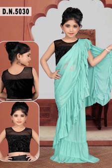 Kids Saree Online Shopping | Readymade Kids Sarees with blouse