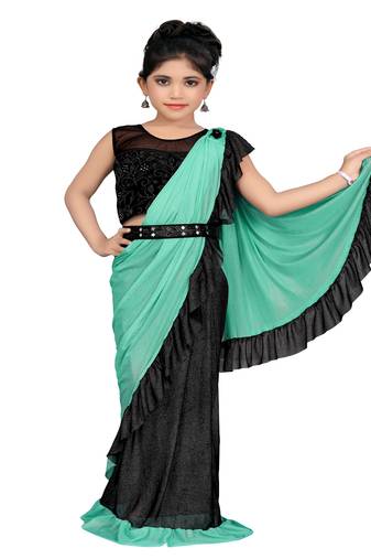Kids Saree Online Shopping | Readymade Kids Sarees with blouse