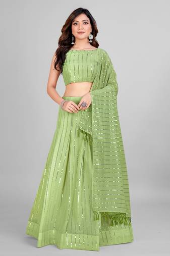 Georgette Lehenga Designs - Buy Georgette Lehenga Choli Online