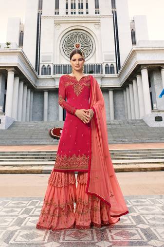 Buy Latest Design Sharara Suits & Sharara Dress Online @ Mirraw