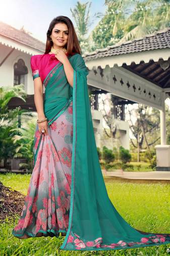 Georgette Saree - Buy Designer Georgette Sarees Online USA, UK