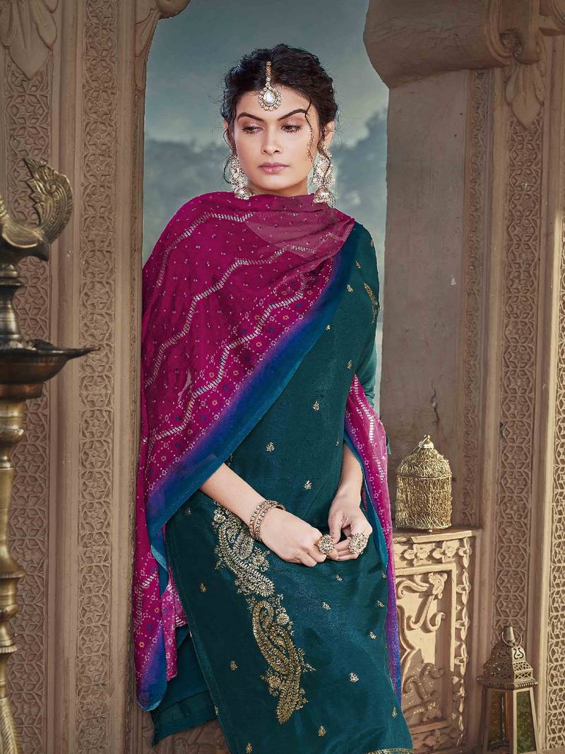 Rama Colour Amazing Sharara For Trendy Looks - KSM PRINTS - 4073234