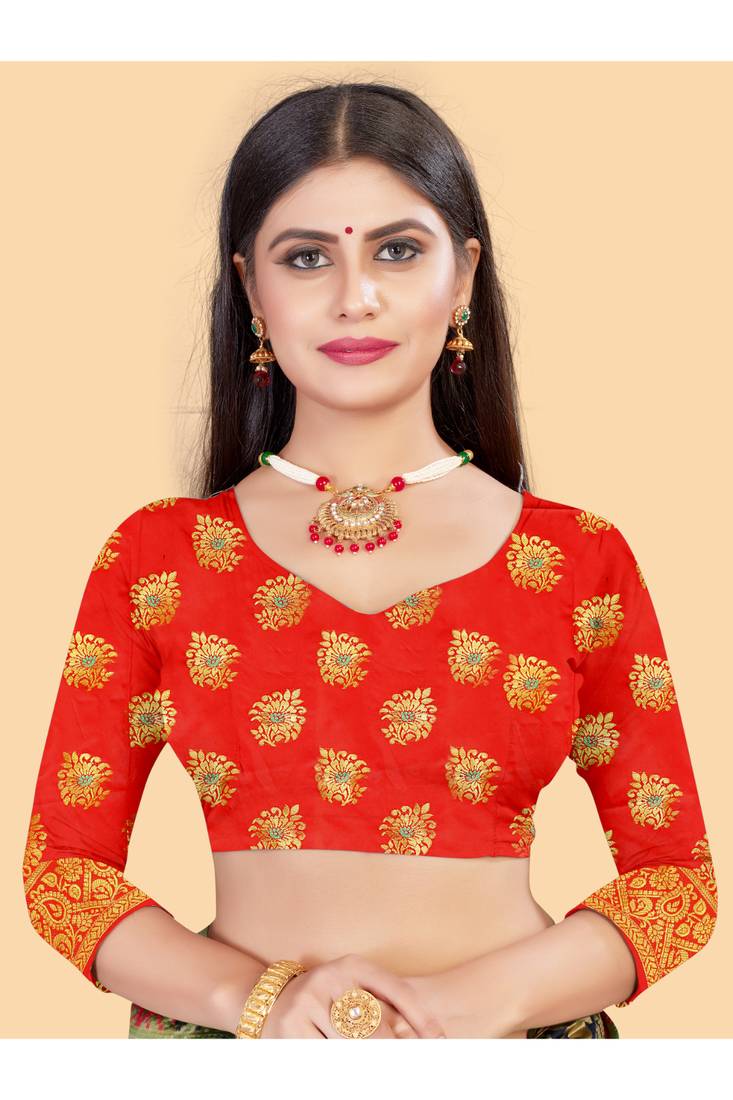 Cornflower Purple Kalaapi Silk Saree With Beautiful Blouse - Mr & Mrs ...