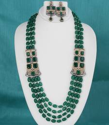Green cubic zirconia necklace-sets - Pitti Jewels And Pearls - 4090340