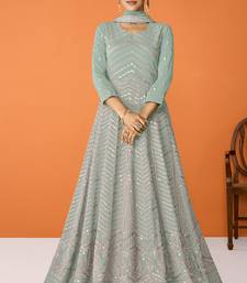 Pastel Blue Color Embroidered Trendy Salwar Kameez - Hirpara House ...