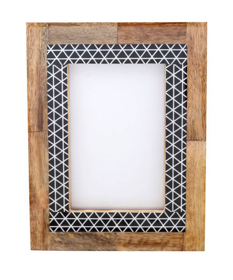 Photo Frame Wood Meena Combo - The Pitara Project - 4101552