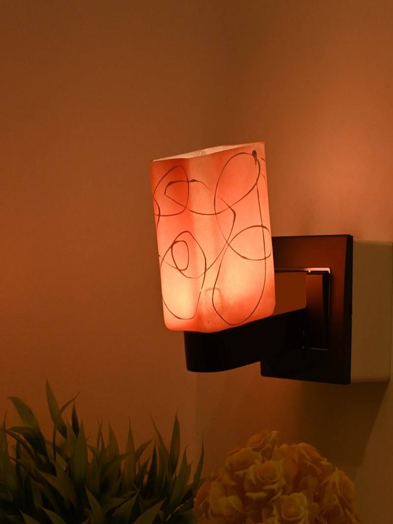 Stylish Decorative LED Glass Night Wall Lamp Light-A22 - 1st Time - 4105291