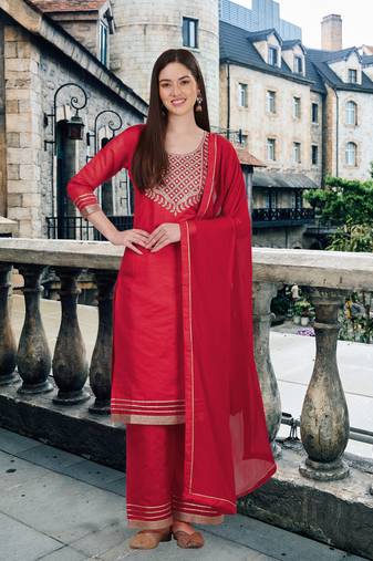 Red Salwar Suits - Buy Red Salwar Kameez Online for Wedding