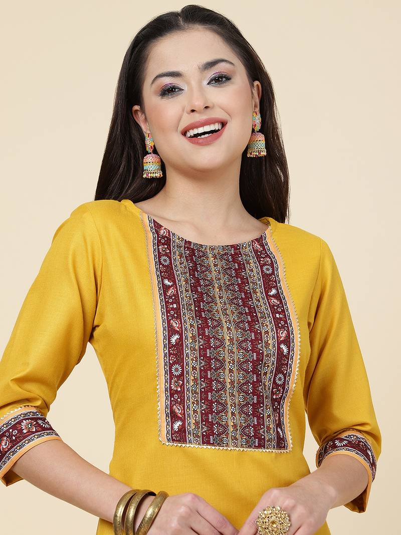 Yellow Colour Party Wear Suit With Smart Digital Print - KSM PRINTS ...