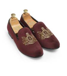 Wine Saffron Royal Seal Slipons - MODELLO DOMANI - 4119558