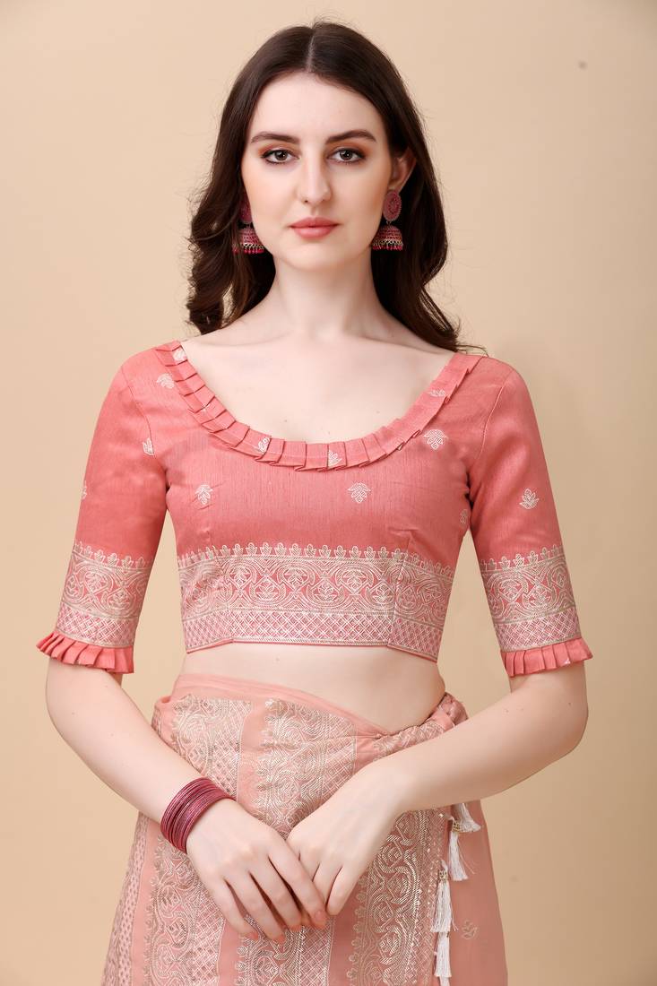 PITCH GORGEOUS SILK SAREE - Mr & Mrs Creation - 4120025