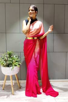 Buy 2024 Designer Pre Stitched Saree / Ready Made Saree