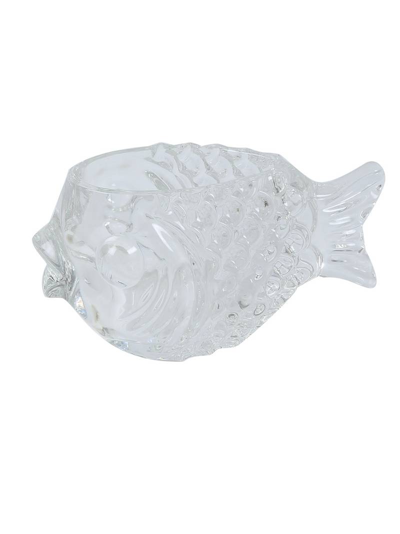 Thick Crystal Fish Design Vase - Aapno Rajasthan - 4127587
