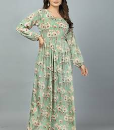 Pista Colour Designer Floral Print Partywear Gown - KSM PRINTS - 4144618
