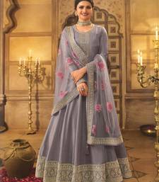 Purple Colour Ethnic Anarkali Suit For Trendy Girls Wedding Looks - KSM ...