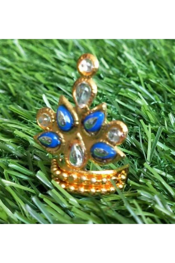 Salvus APP SOLUTIONS Divine Mukut for Laddu Gopal Idol - Ornate ...