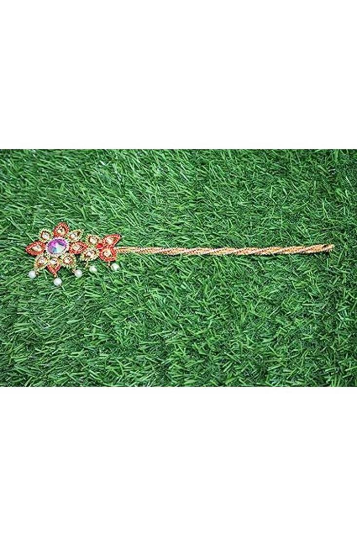 Salvus App Solutions Handcrafted Metal Work Bansuri For Krishna Idol