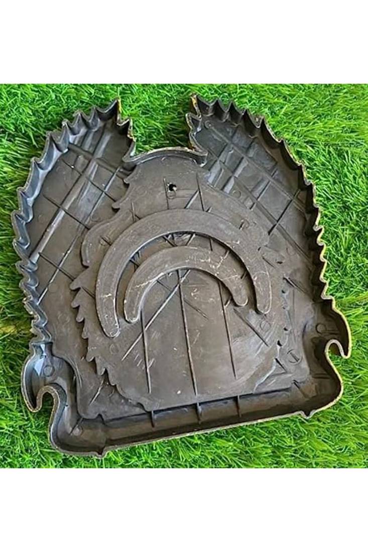 Salvus App Solutions Handmade Plastic Orange Radha Krishna Decorative