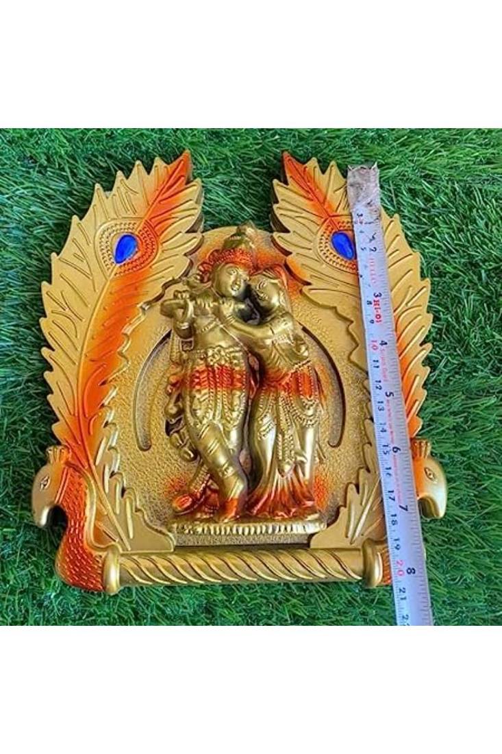Salvus APP SOLUTIONS Handmade Plastic Orange Radha Krishna Decorative ...