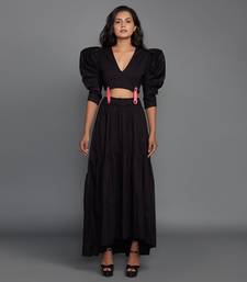 Black neon co ord set - DEEPIKA ARORA - 4159038