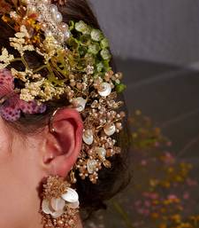 Thespia beige ear cuff - HOUSE OF DORO - 4161139