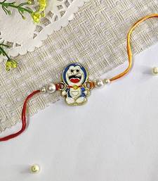 The Magic Wand Cute Cartoon Doremon Figure Rakhi With Pearls ...