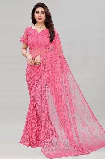 Latest 2024 Designer Net Sarees Collection - Mirraw