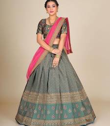 RAMA RANI ZARIWORK BANARASI SILK HALF SAREE FOR WOMEN - HALFSAREE ...