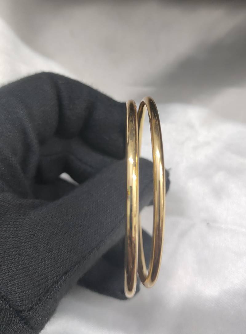 Set Of Two Plain Bangles - ITSCUSTOMMADE - 444240