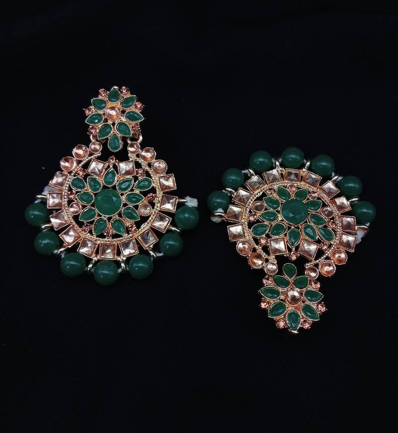 Green Yellow Gold Necklaces - Ramdev Product - 4240161