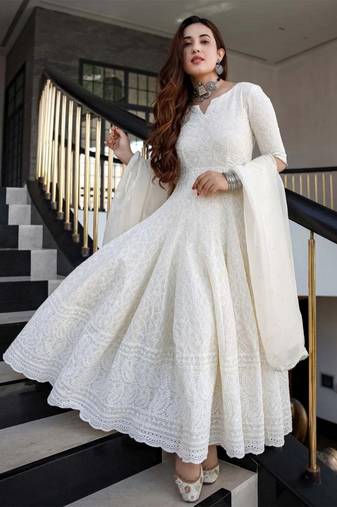 White Kurtis Online: Buy Plain White Kurti Designs for Women