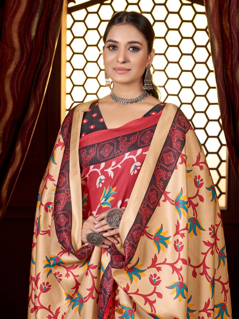 Winter collection pashmina saree with shawl - Aayaa - 4259924