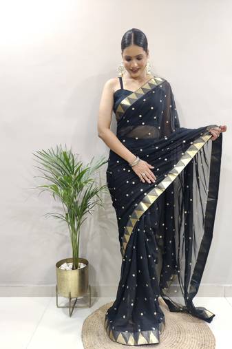 Buy Pre Stitched Saree, Readymade Pleated or Pre Draped Sarees Online USA