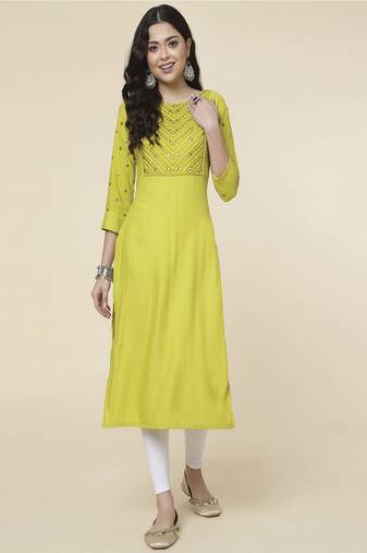 Mirror Work Kurtis - Buy Mirror Work Kurti Designs Online US UK