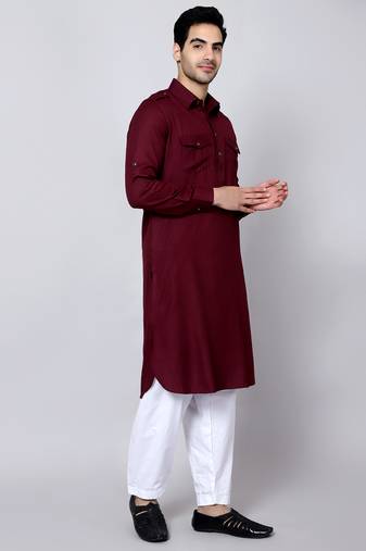 Pathani - Buy Stylish Pathani Suit (पठानी सूट) for Men Online | Mirraw