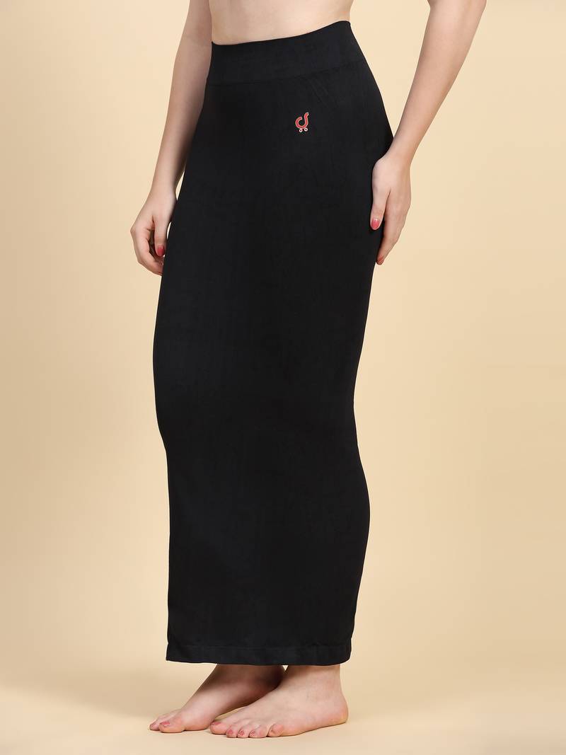 Trendmalls Black Solid Nylon Soft Petticoat, Skirts for Women, Saree ...