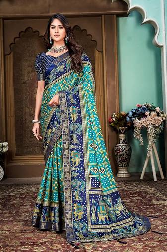 Printed Saree(Sari)Online USA, UK, Australia - Mirraw