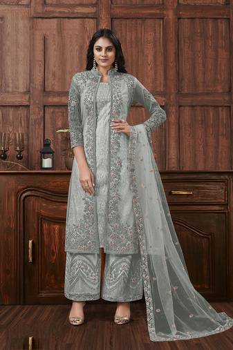 Net Suits - Buy Net Salwar Suit Designs Online US UK