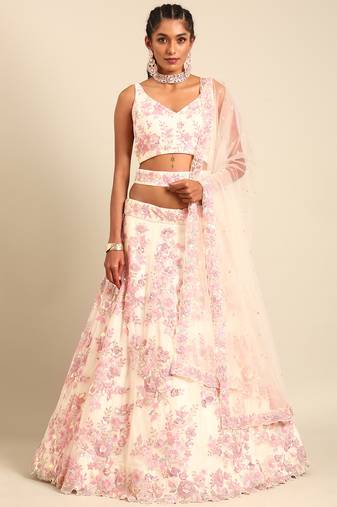 Net Lehenga - Buy Indian Net Lehenga Choli Designs with Dupatta Online