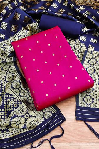 Buy Dress Material for Women – Cotton, Silk Dress Material Designs Online