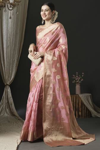 Pink Saree: Buy Latest Pink Sarees Collection Online for Women