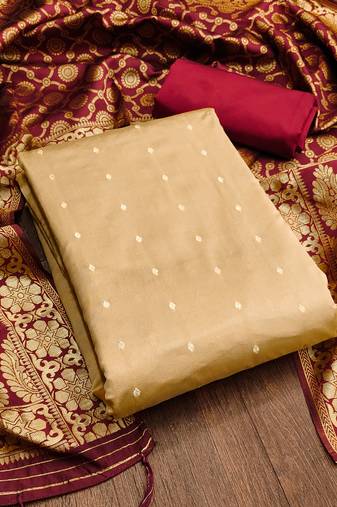 Buy Dress Material for Women – Cotton, Silk Dress Material Designs Online