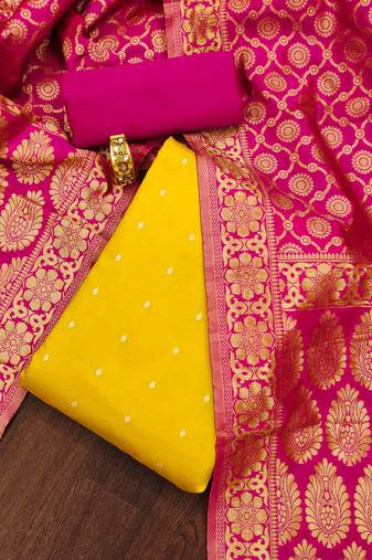 Buy Dress Material for Women – Cotton, Silk Dress Material Designs Online