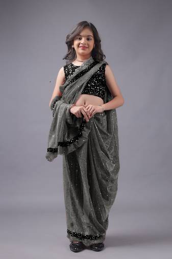 Kids Saree Online Shopping | Readymade Kids Sarees with blouse