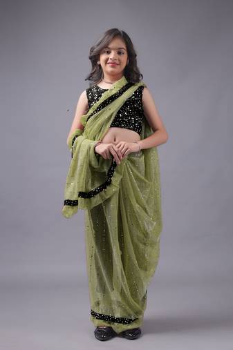 Kids Saree Online Shopping | Readymade Kids Sarees with blouse
