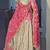 Pink grey chinon and digital print embroidered sharara suit - Yash ...