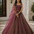 Pink Fancy Multi Thread Embroidery Dori-Sequin And Zircon Bridal Net ...