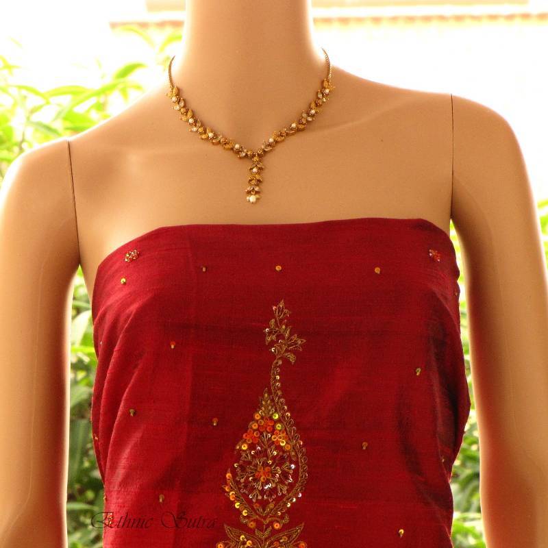 Ever beautiful Maroon - Ethnic Sutra - 82460